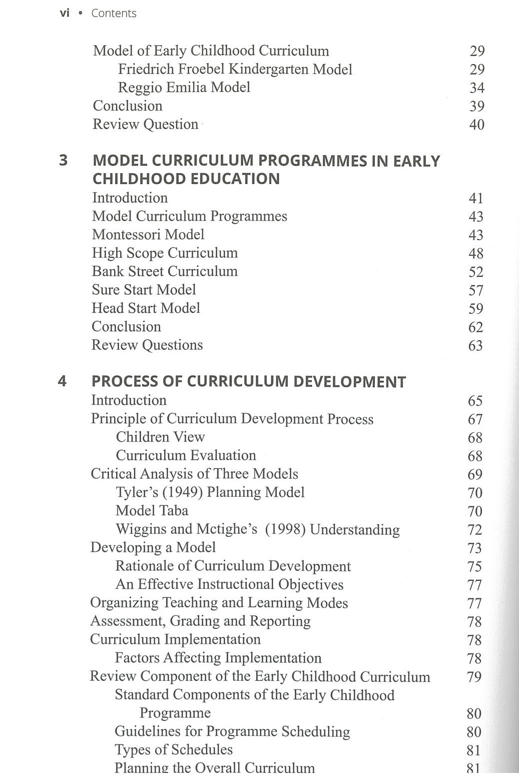 EARLY CHILDHOOD CURRICULUM